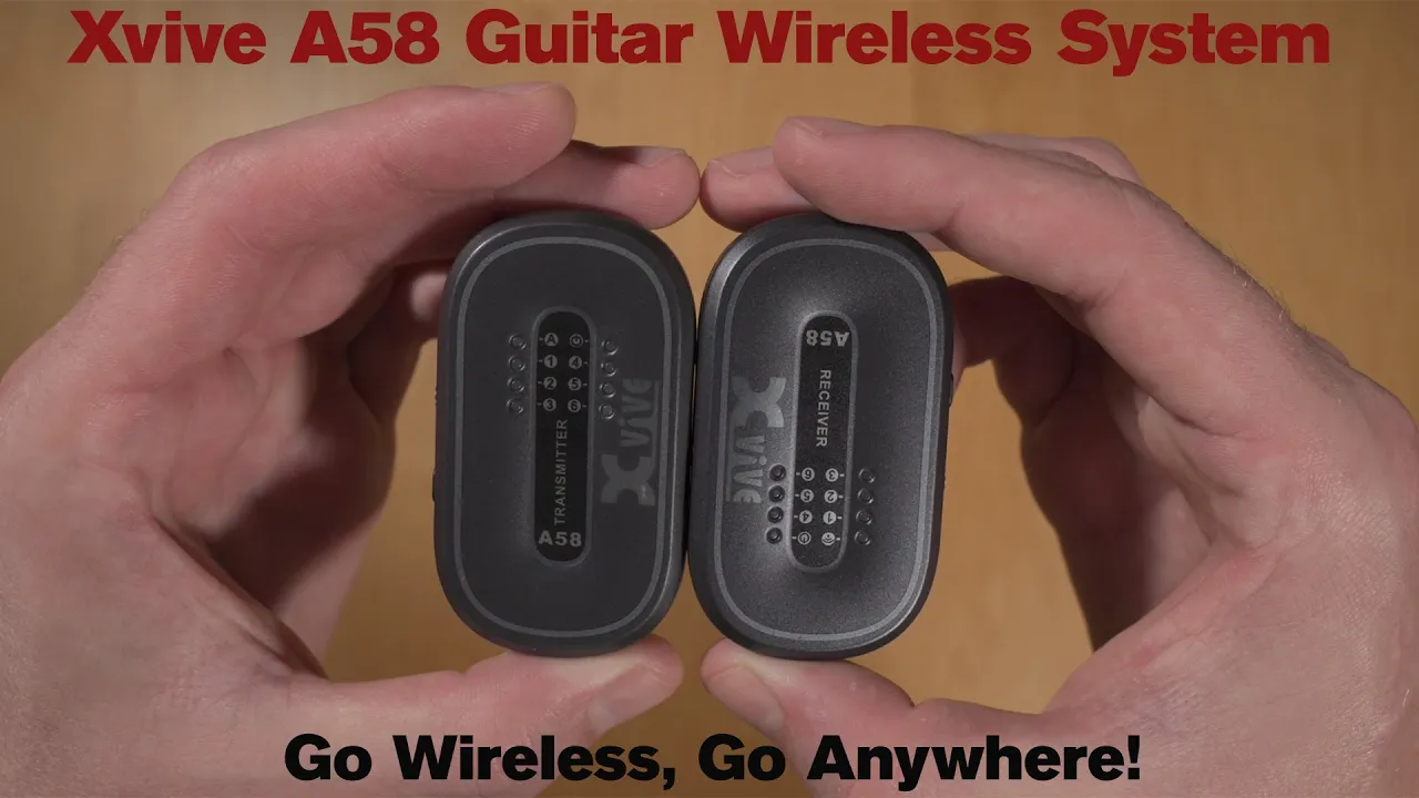 Xvive A58 Guitar Wireless System – Plug & Play Wireless Freedom