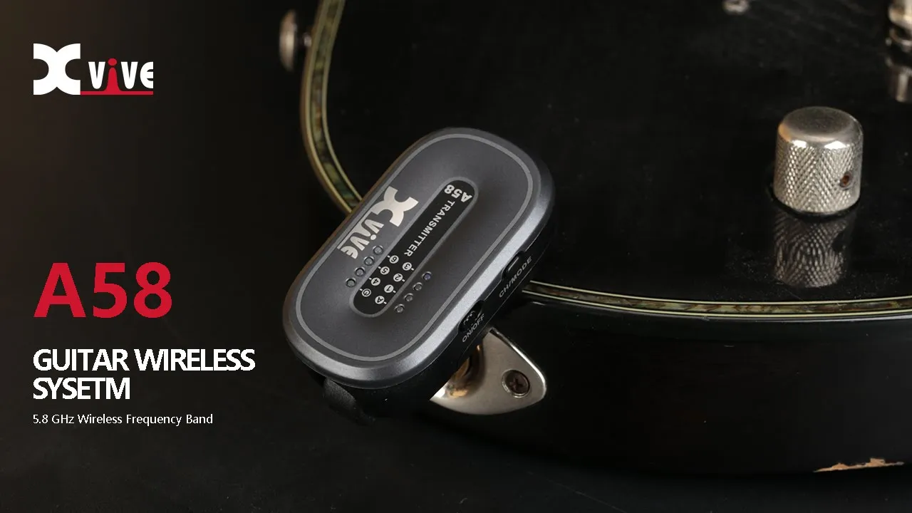 Xvive A58 Guitar Wireless System – Plug & Play Wireless Freedom