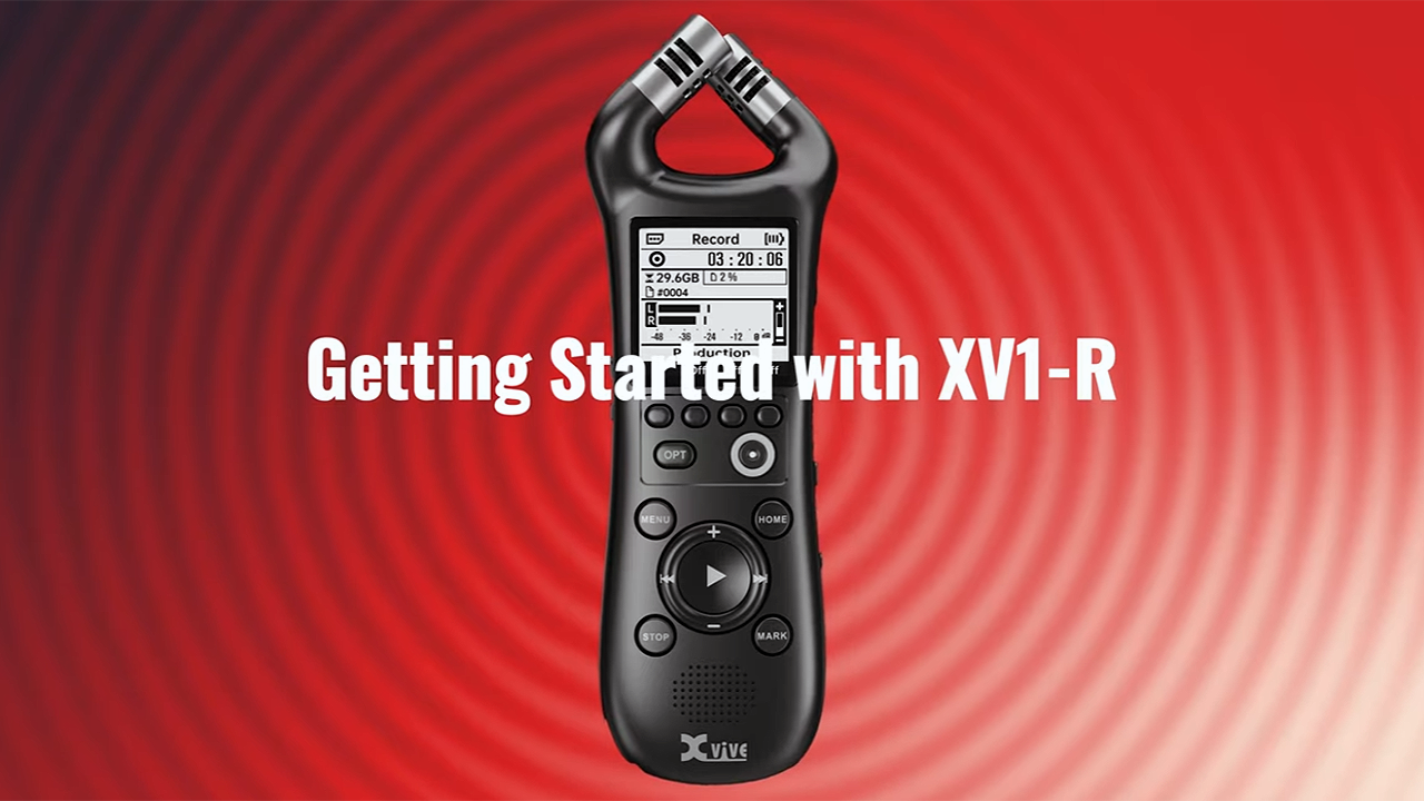 XV1-R Portable Stereo Recorder – Audiophile, Handy Recording